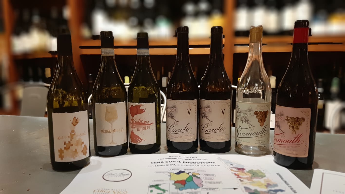 Roma: i vini di Luigi Vico incontrano la cucina di Del Frate - MangiaeBevi